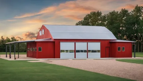 Red Iron Barndominium Kits - Modern Barn Dominium Designs