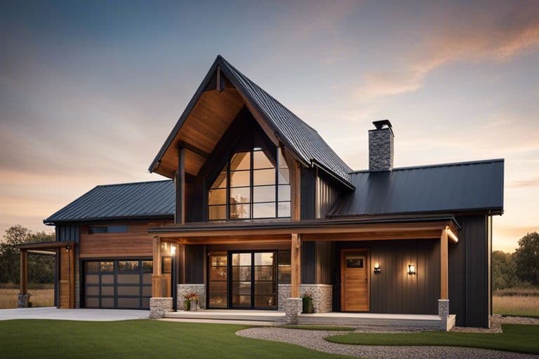 3 bedroom barndominium with garage - Modern Barn Dominium Designs